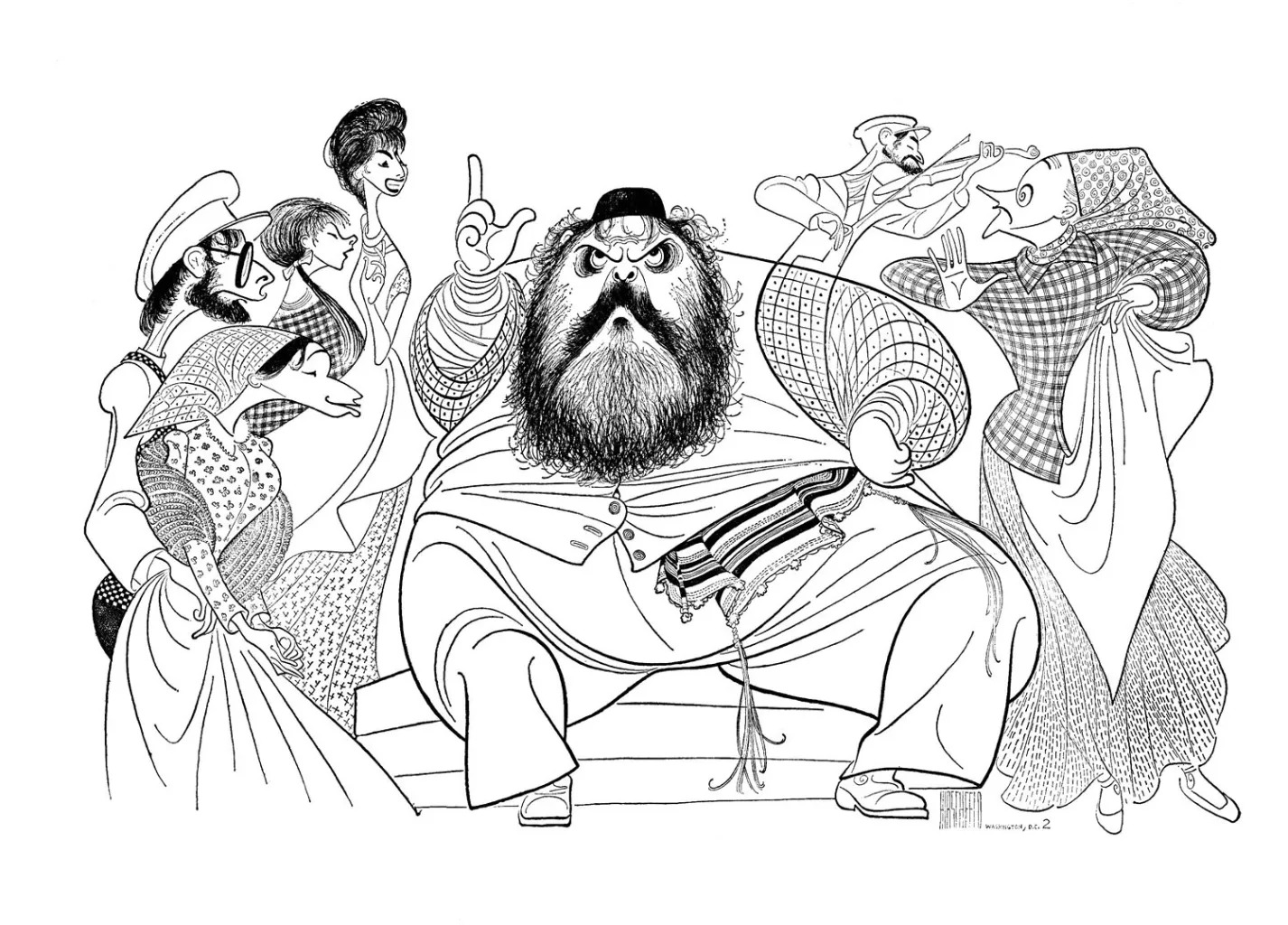 Al Hirschfeld - ADC Hall of Fame | Creative Hall of Fame
